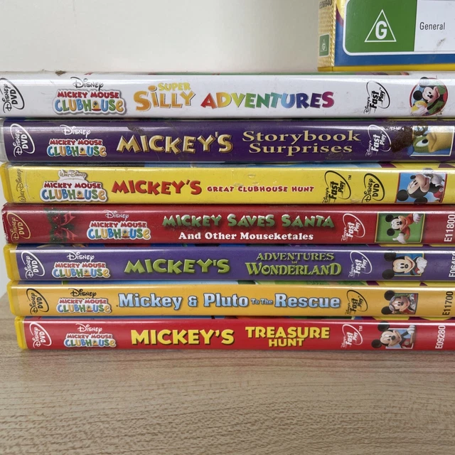 MICKEY MOUSE CLUBHOUSE DVD Bundle Lot - Lot Of 15 Mickey Mouse Minnie ...