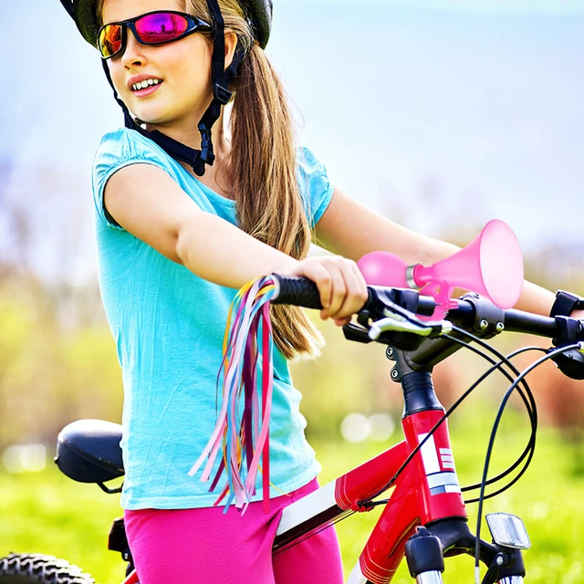 1 PAIRS KIDS Bike Accessories Bell Ribbon Streamers for Girls Child £7. ...