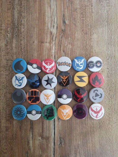 PACK LOT BADGE Pin Button Pokemon Poké Ball Pokédex Dresseur *24 EUR 12 ...