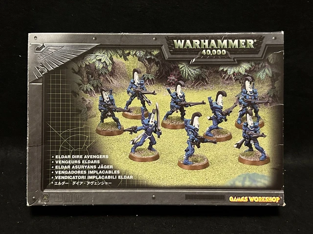 SET BOX METALLICO Warhammer 40k Eldar Dire Avengers Regiment Workshop ...