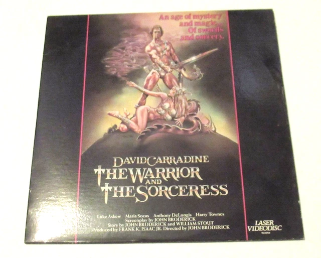 VINTAGE THE WARRIOR & the Sorceress Laserdisc Movie David Carradine ...