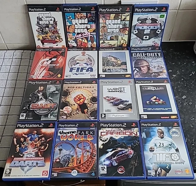 X16 PLAYSTATION 2 Games Bundle, GTA/Need For Speed/C.O.D/Fifa/Red ...