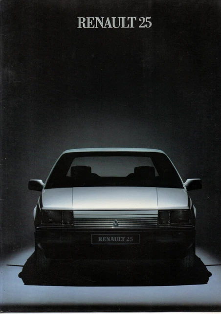 CATALOGUE PUBLICITAIRE GAMME RENAULT 25 R25 V6 INJECTION EUR 12,99 ...