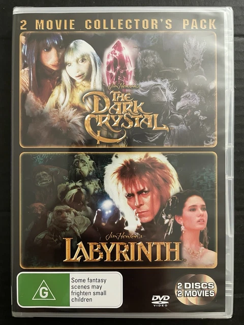 LABYRINTH / DARK Crystal (DVD, 1986) Region 4 | Rare | OOP | Brand New ...