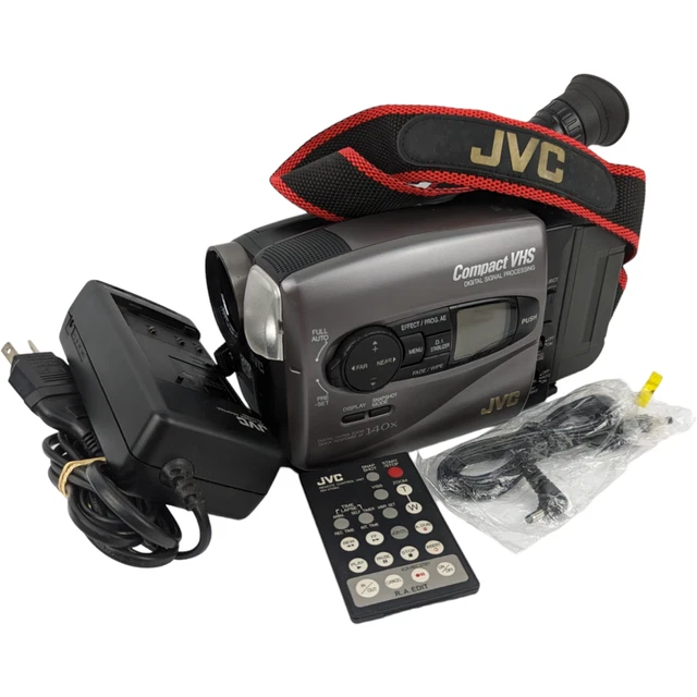 JVC COMPACT VHS-C VHS Video Camcorder GR-AX860E & Charger Read ...
