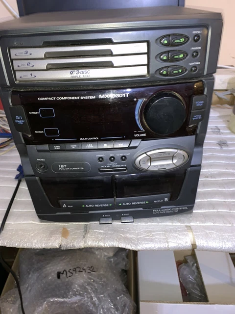 JVC MX-D301T AMPLIFICATEUR De CD De Cassette Stéréo Aucun Testé EUR 49 ...