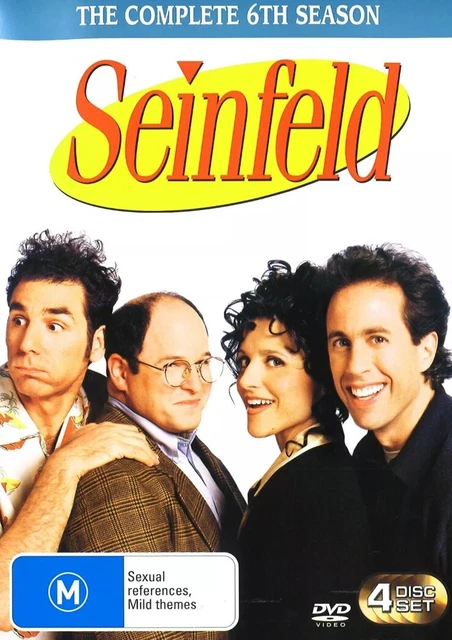 TV SERIES: SEINFELD (6th Season) - 1989 Sitcom, All 24 Episodes, 4-disc ...
