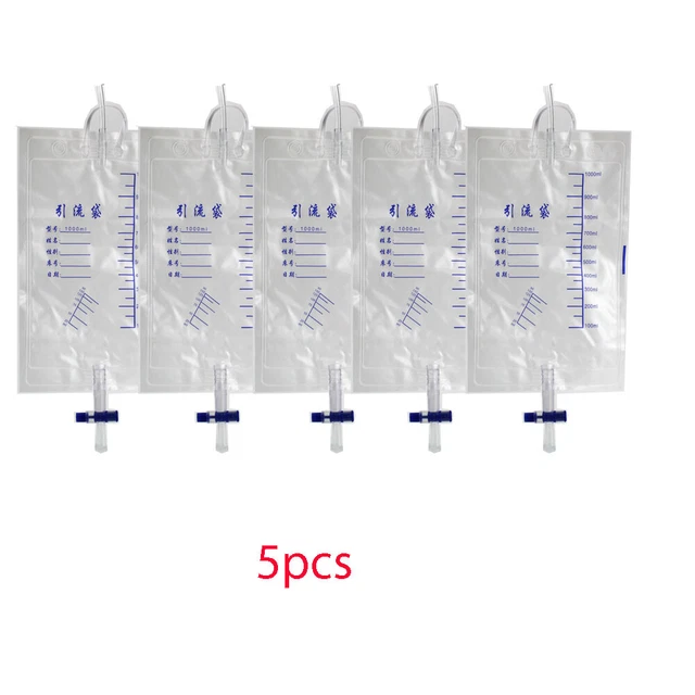 MEDICAL DISPOSABLE URINE Collection Bag Drainage Bile Urethral Tube ...