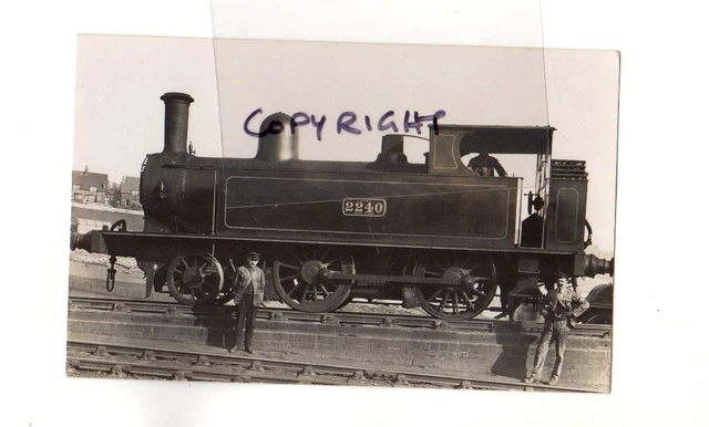 RAIL PHOTO LMS LNWR 240 chopper tank Unknown shed Buxton Derbyshire £2. ...