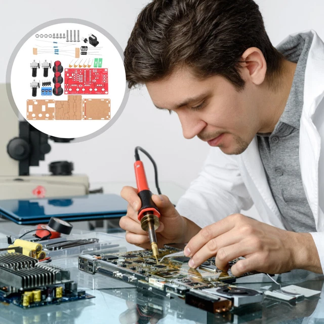 ELECTRONIC LEARNING KIT Digital Oscilloscope Diy Kit Internal ...