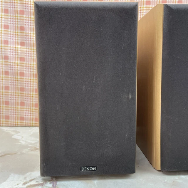DENON MISSION SC-M50 2 Way Bookshelf HiFi stereo Speakers Tested *READ ...