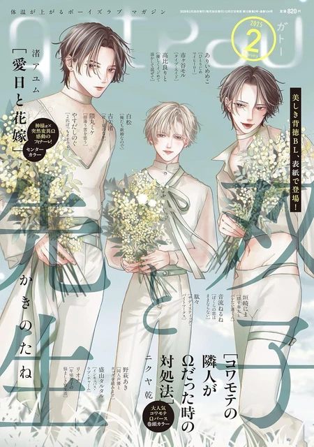GATEAU FEB 2025 Japanese Magazine manga BL Memeko Arii Inui Nikuya New £27.52 - PicClick UK
