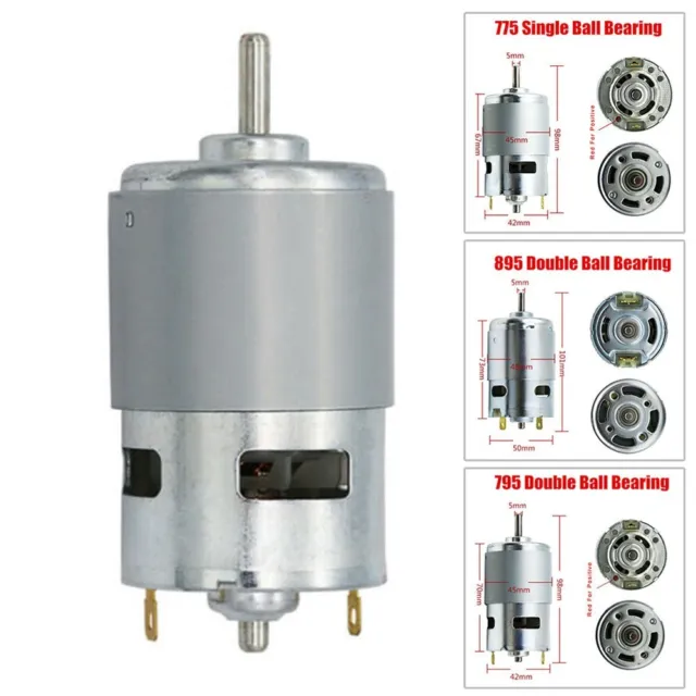 MOTEUR 775 PUISSANT et silencieux avec arbre de roulement à billes pour ...