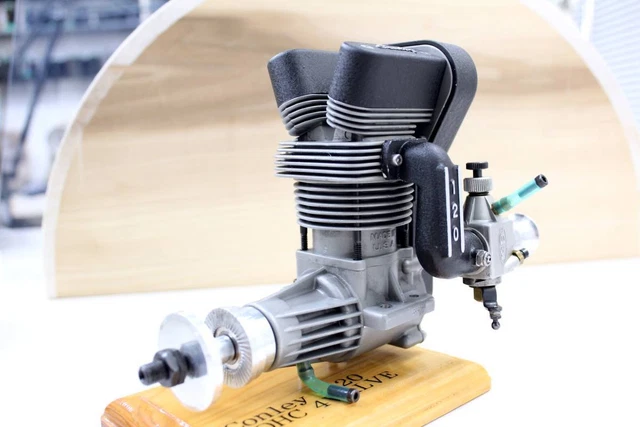 CONLEY AIR-COOLED SINGLE Cylinder DOHC Valve 120 Glow Engine Used Item ...