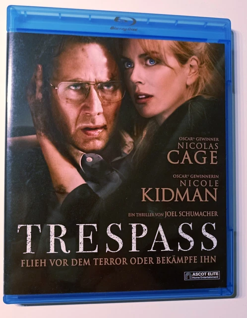 TRESPASS BLU-RAY DISC Nicole Kidman Nicolas Cage Joel Schumacher ...