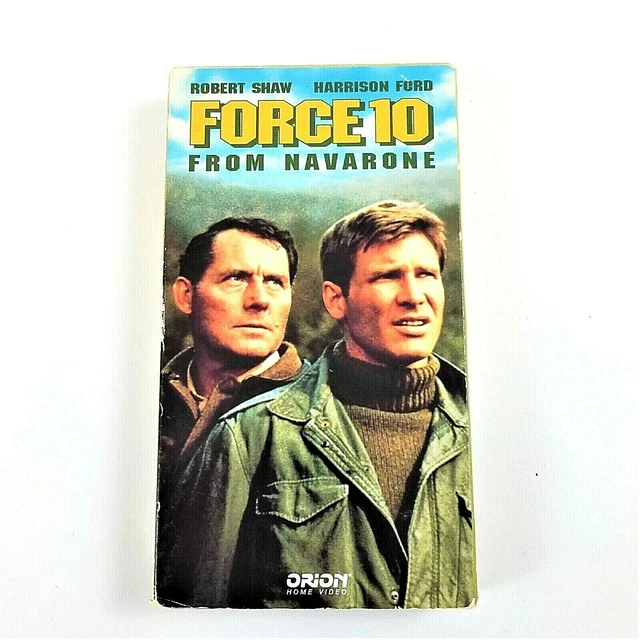 FORCE 10 FROM Navarone (VHS) Starring Harrison Ford & Robert Shaw VHS £ ...