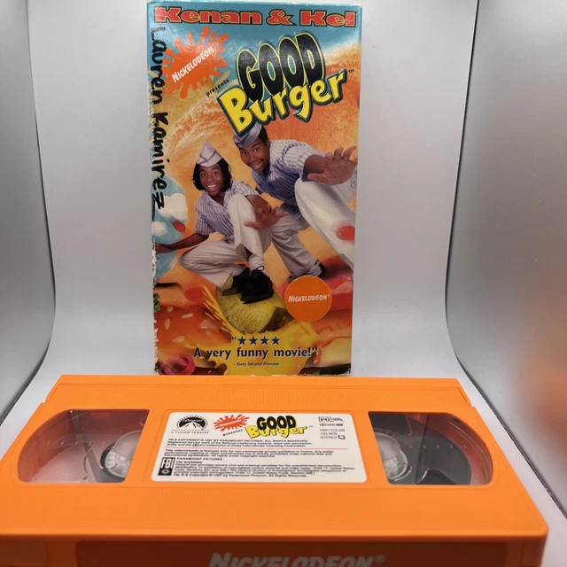 GOOD BURGER VHS 1998 Nickelodeon Kenan Thompson & Kel Mitchell comédie ...