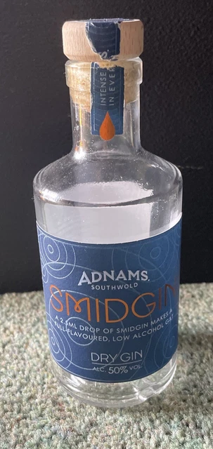 EMPTY BOTTLE OF 20cl Adnams Smidgin Dry Gin £1.50 - PicClick UK