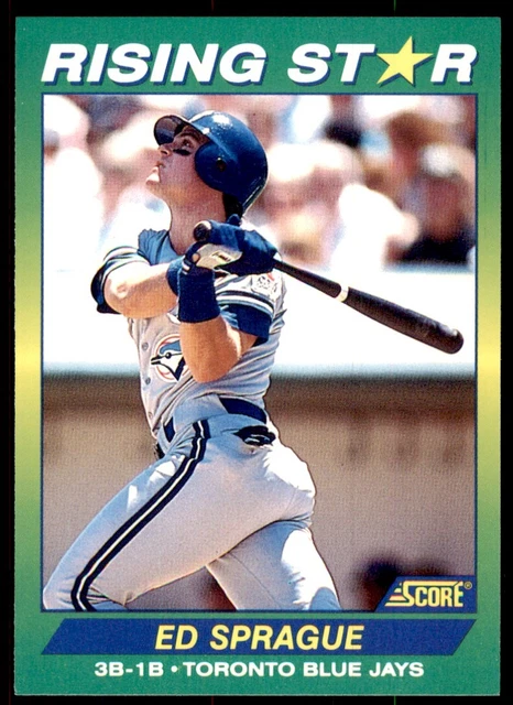 1992 SCORE RISING Stars Ed Sprague recrue Toronto Blue Jays #52 EUR 1 ...