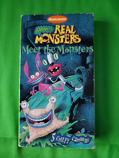 AAAHH! REAL MONSTERS Meet the Monsters Nicktoons VHS 1997 Nickelodeon £ ...
