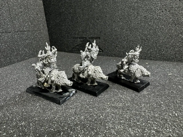 ORC BOAR RIDER TEGROD SKULLHAT CITADEL ORCS & GOBLINS WARHAMMER ...