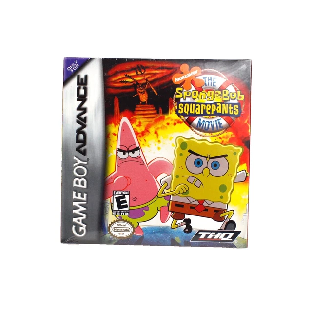 THE SPONGEBOB SQUAREPANTS Movie Nickelodeon Game Boy Advance (2004 ...