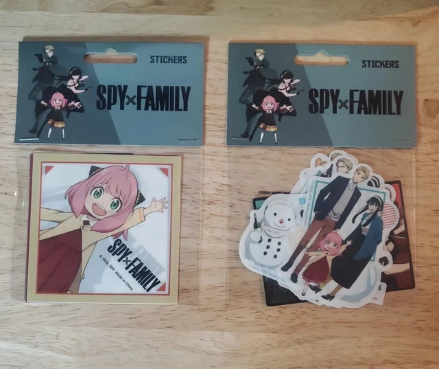 SPY X FAMILY Anya Loid Yor Forger Sticker Sets Anime Lot of 12 Stickers ...