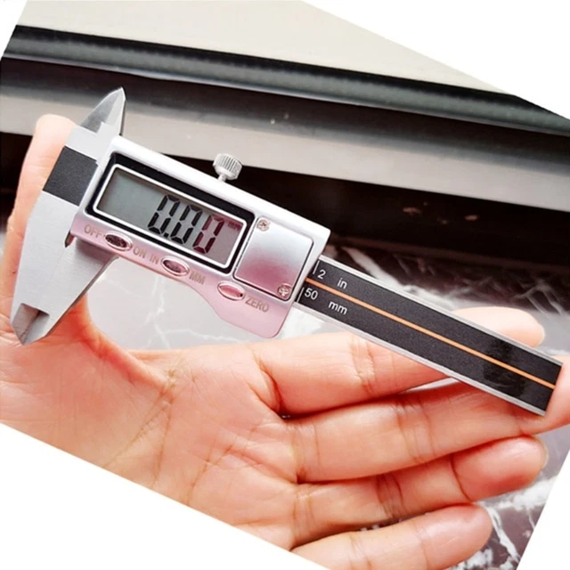 STEEL VERNIER CALIPER Portable Digital Vernier-Caliper Measuring Tool ...