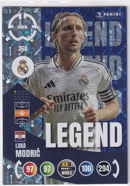 PANINI 2025 FIFA Club World Cup 25 Card No. 368 Luka Modric Legend EUR ...