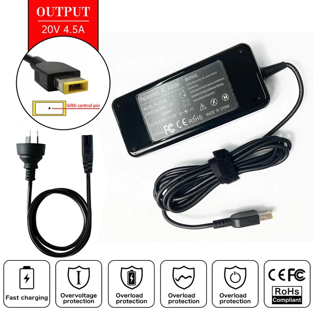 LAPTOP AC POWER Adapter Charger for LENOVO THINKPAD X1 CARBON 3444-2GU ...