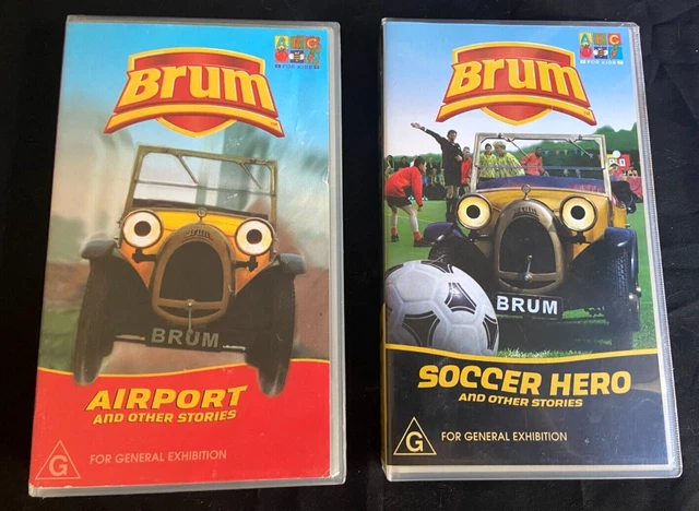 BRUM TV SHOW VHS Bundle of 2x Video Tapes Episodes - Soccer Hero ...