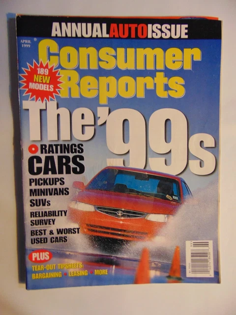 CONSUMER REPORTS MAGAZINE April 2025: 2025 Auto Issue Best & Worst Cars ...