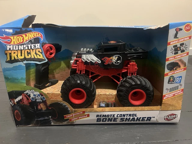 HOT WHEELS MONSTER Truck Bone Shaker (remote control) see description ...