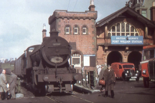 35MM RAILWAY SLIDE: COLOUR-RAIL: SC 326: CLASS K2: 61787 LOCH QUOICH £2 ...