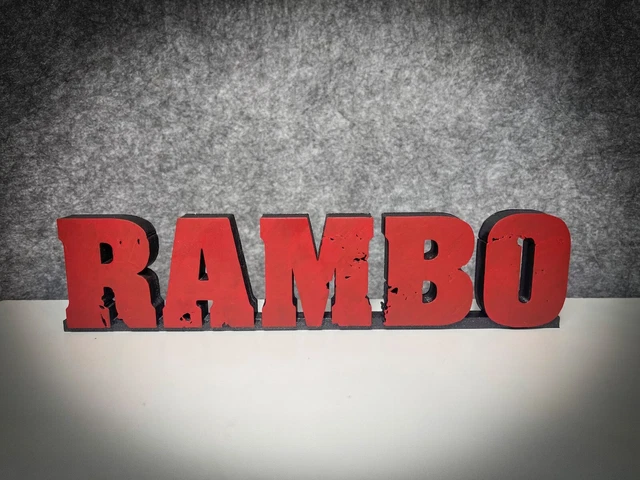 FIGURINE ARTICULÉE RAMBO Nerd Geek Gift Collection Edition Film Rare ...