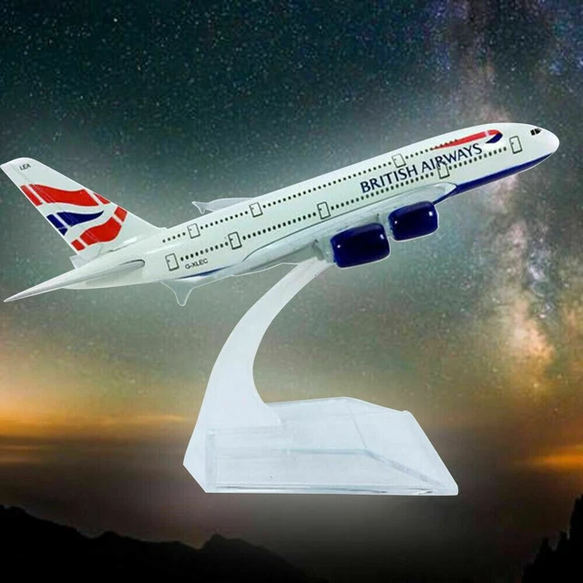NEW BRITISH Airways A380 BA Metal Plane Model Diecast Aircraft D UK £14 ...