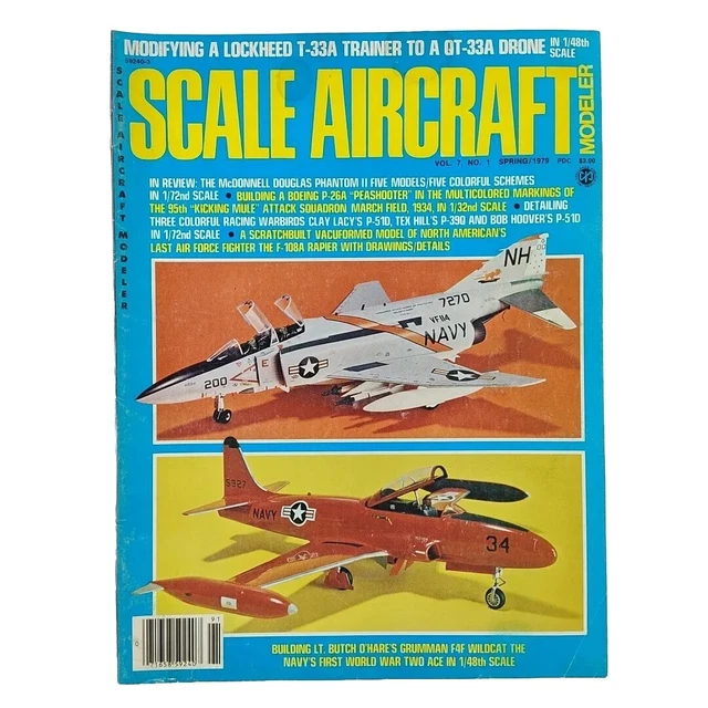 SCALE AIRCRAFT MODELER Magazine Spring 1979 Plane Hobby Man Cave ...