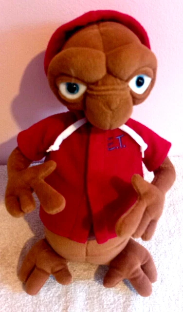 ET EXTRA TERRESTRIAL Soft Toy Plush Universal Toys Red Jacket Christmas ...