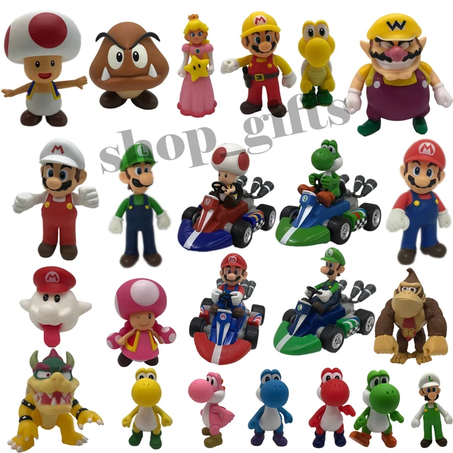 NEW SUPER MARIO Bros U Characters Collectible PVC Plastic Action Figure ...