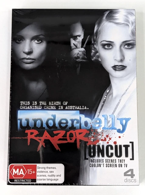 UNDERBELLY RAZOR UNCUT (Box Set, DVD, 2011) 4 Disc Set Brand New Sealed ...
