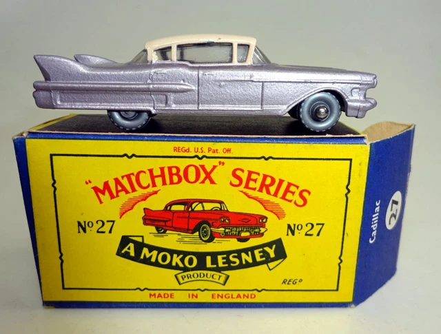 MATCHBOX RW 27C Cadillac 60 Special Lilametallic Silver Wheels in "B5 ...