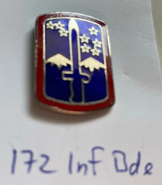 US ARMY UNIT Crest : 172e brigade d'infanterie - MISE EN GARDE EUR 3,00 ...
