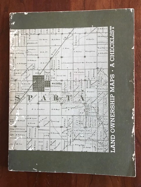 VINTAGE 1967 LAND Ownership Maps A Checklist of Nineteenth Century Book ...