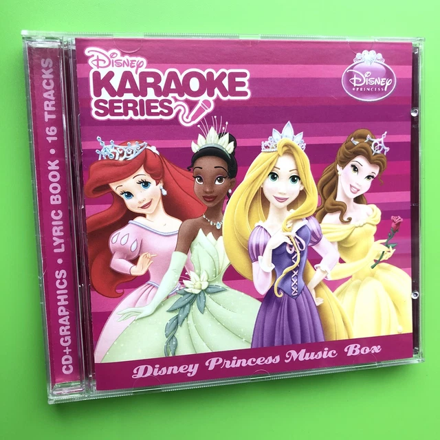 DISNEY KARAOKE PRINCESS MUSIC BOX Sing-Along Soundtrack CD Instrumental ...