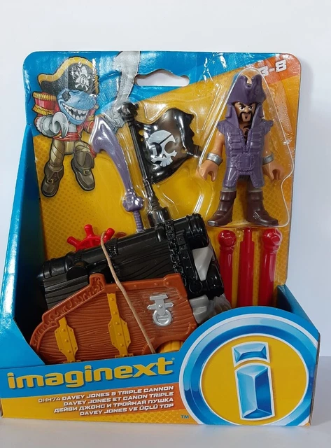 DHH74 FISHER PRICE Imaginext Davey Jones Et Triple Cannon EUR 14,46 ...
