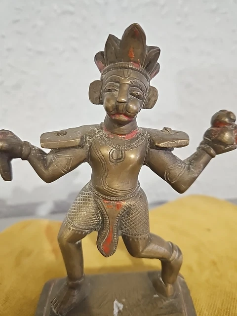 ANTIQUE INDIAN HINDU Cast Bronze Deity Figure A/F £14.99 - PicClick UK