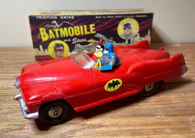 BATMAN BATMOBILE MARX 1966 Harrods exclusive ultra rare vintage EUR 138 ...