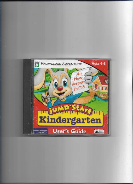 KNOWLEDGE ADVENTURE JUMP*START Kindergarten (Win/Mac), VG $7.99 - PicClick