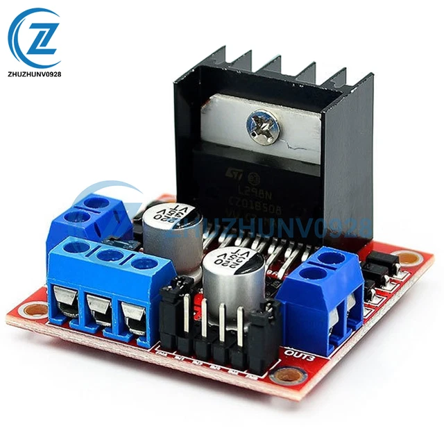 DUAL H BRIDGE DC Stepper Motor Drive Controller Board Module L298N for ...