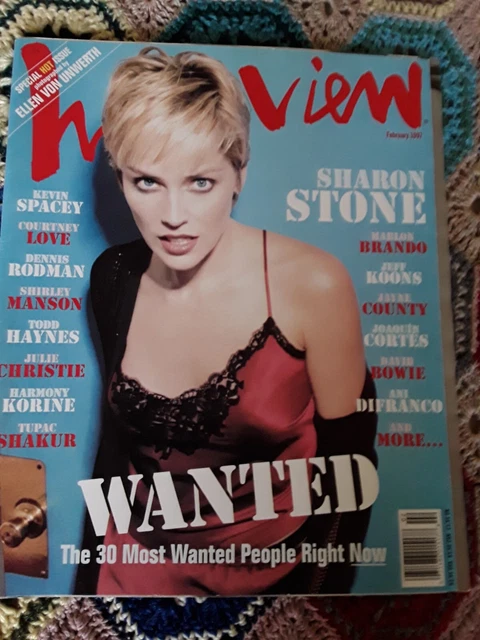 INTERVIEW USA 02/97: Sharon Stone, Marlon Brando, David Bowie EUR 5,00 ...
